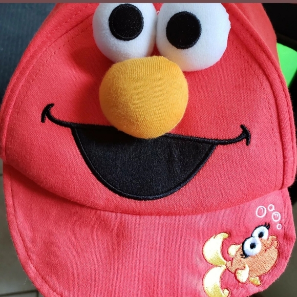 Sesame Street | Other | Sesame Street Elmo 3d Face Toddler Baseball Cap ...